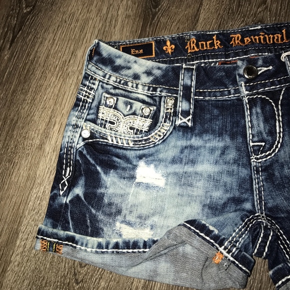 Rock Revival | Shorts | Nwt Rock Revival Denim Shorts Size 25 | Poshmark